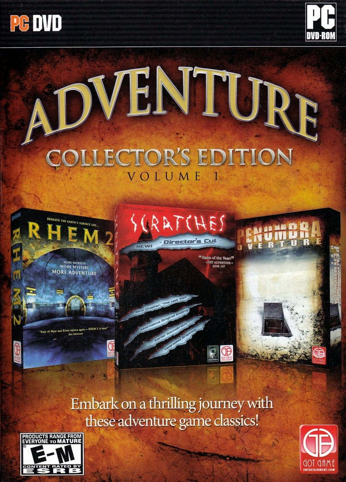 Adventure Collector's Edition - Set of 3 PC Games - Rhem 2 + Scratches ...
