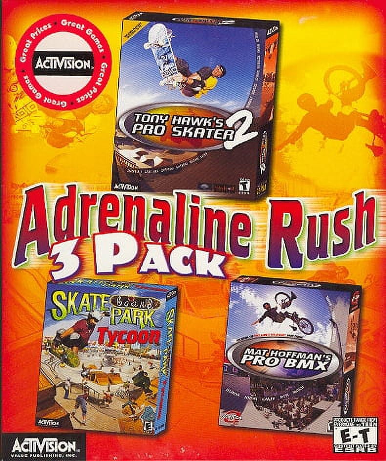 3 Classic PC Game Set: Tony Hawk Pro Skater 2 + Mat Hoffman's Pro BMX ...
