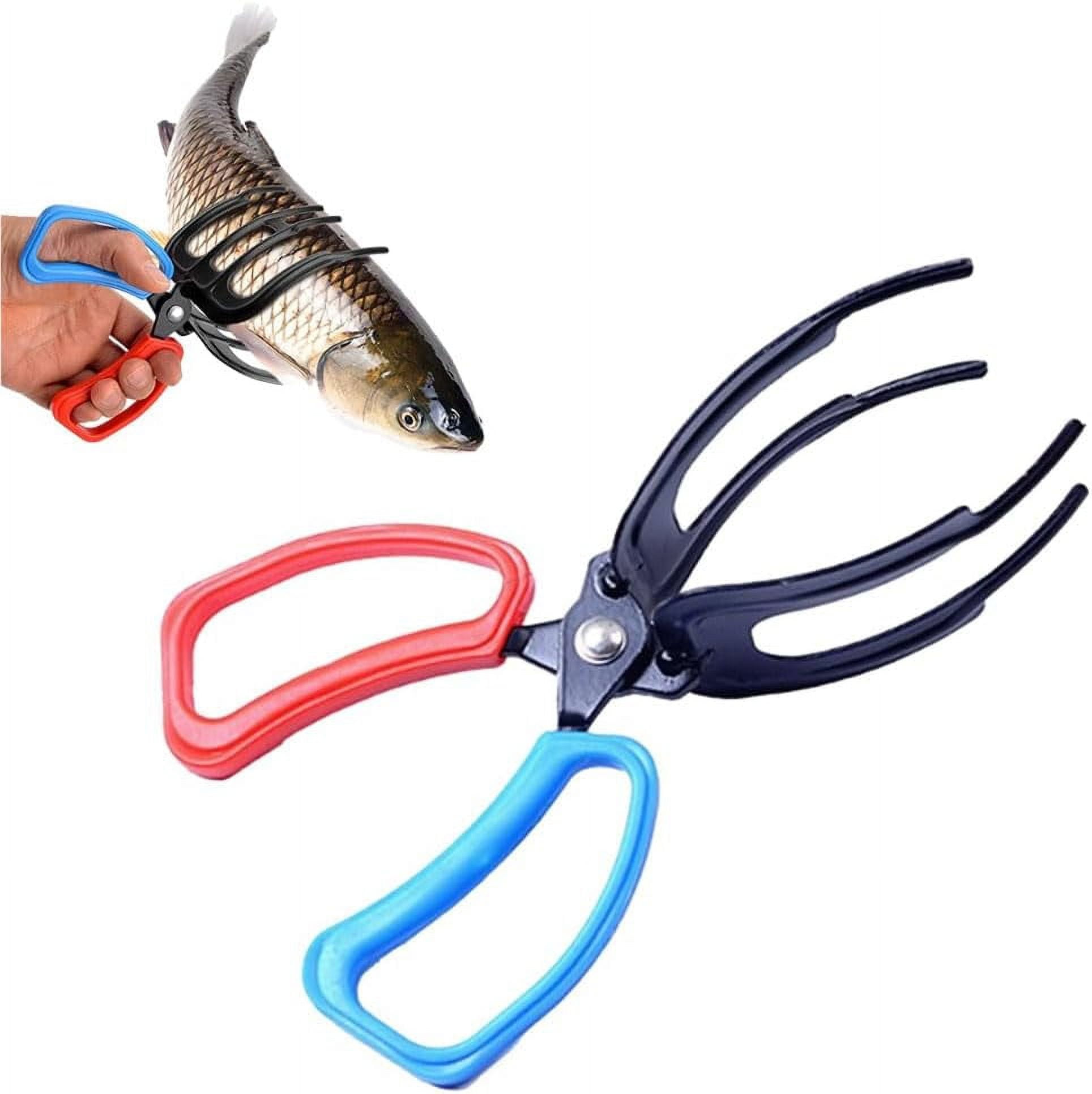 3 Claw Fish Gripper, Fishing Pliers Gripper Metal Fish Control Clamp ...
