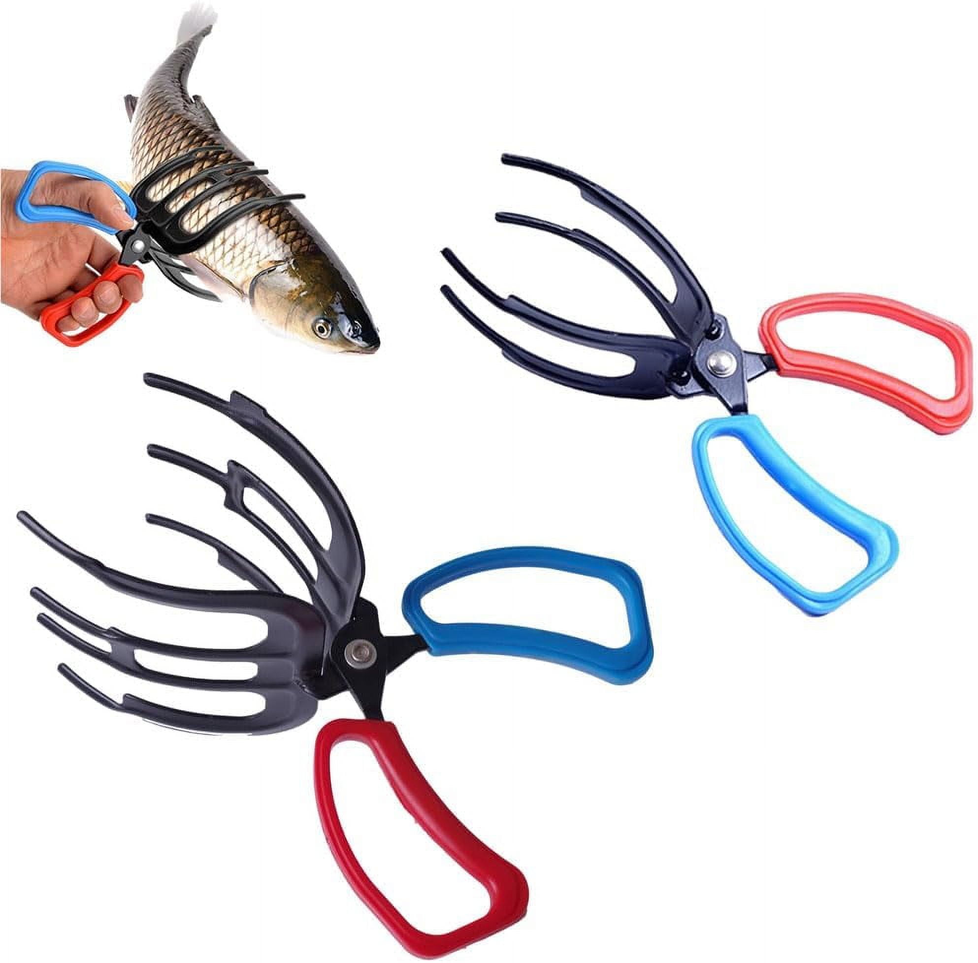 3 Claw Fish Gripper, Fishing Pliers Gripper Metal Fish Control Clamp ...