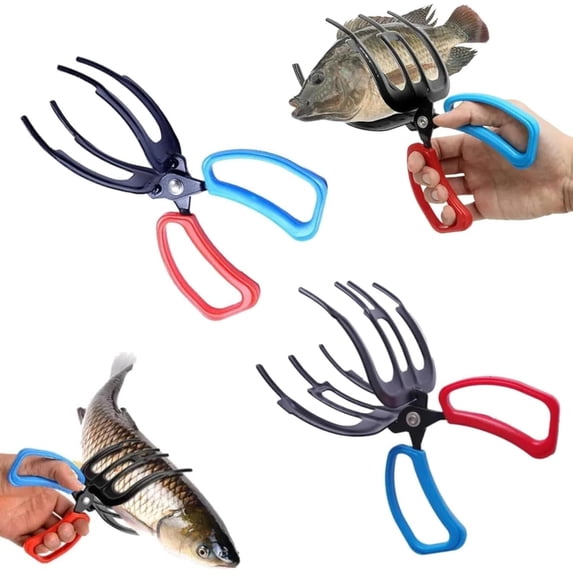 3 Claw Fish Gripper, Fishing Pliers Gripper, Metal Fish Control Clamp ...