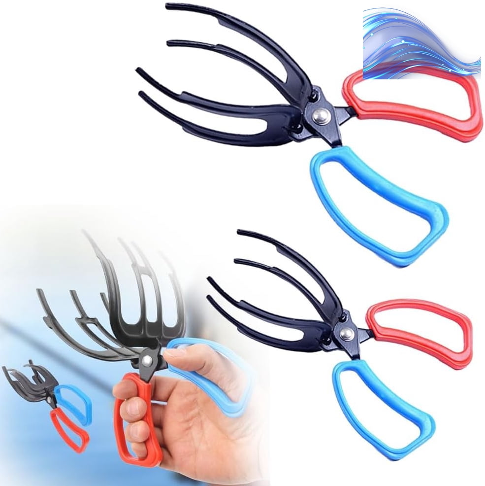 3 Claw Fish Gripper, Fishing Pliers Gripper, Metal Fish Control Clamp ...