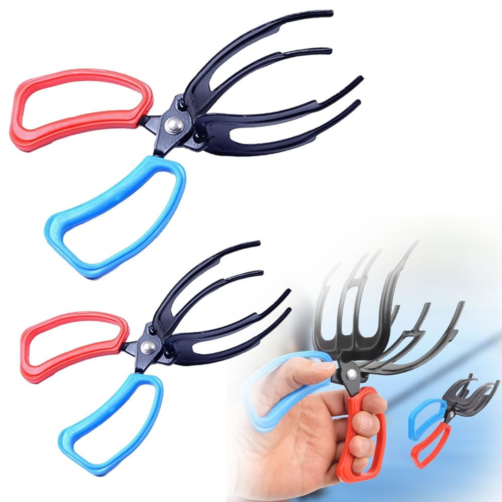 3 Claw Fish Gripper, Fishing Pliers Gripper, Metal Fish Control Clamp ...