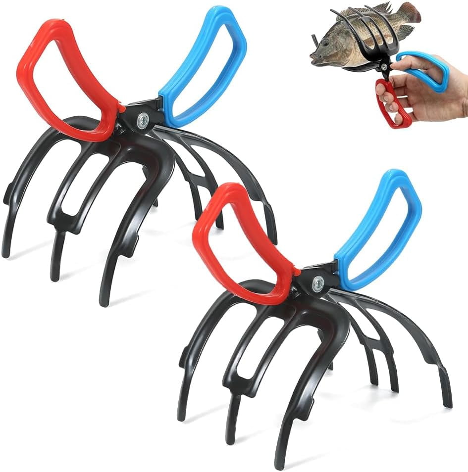 3 Claw Fish Gripper, Metal Fishing Pliers Gripper, Non-Slip Fish ...