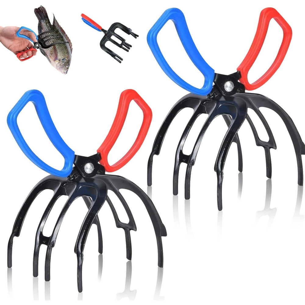 3 Claw Fish Gripper,Metal Fish Grippers,Fishing Pliers Gripper for Fish ...