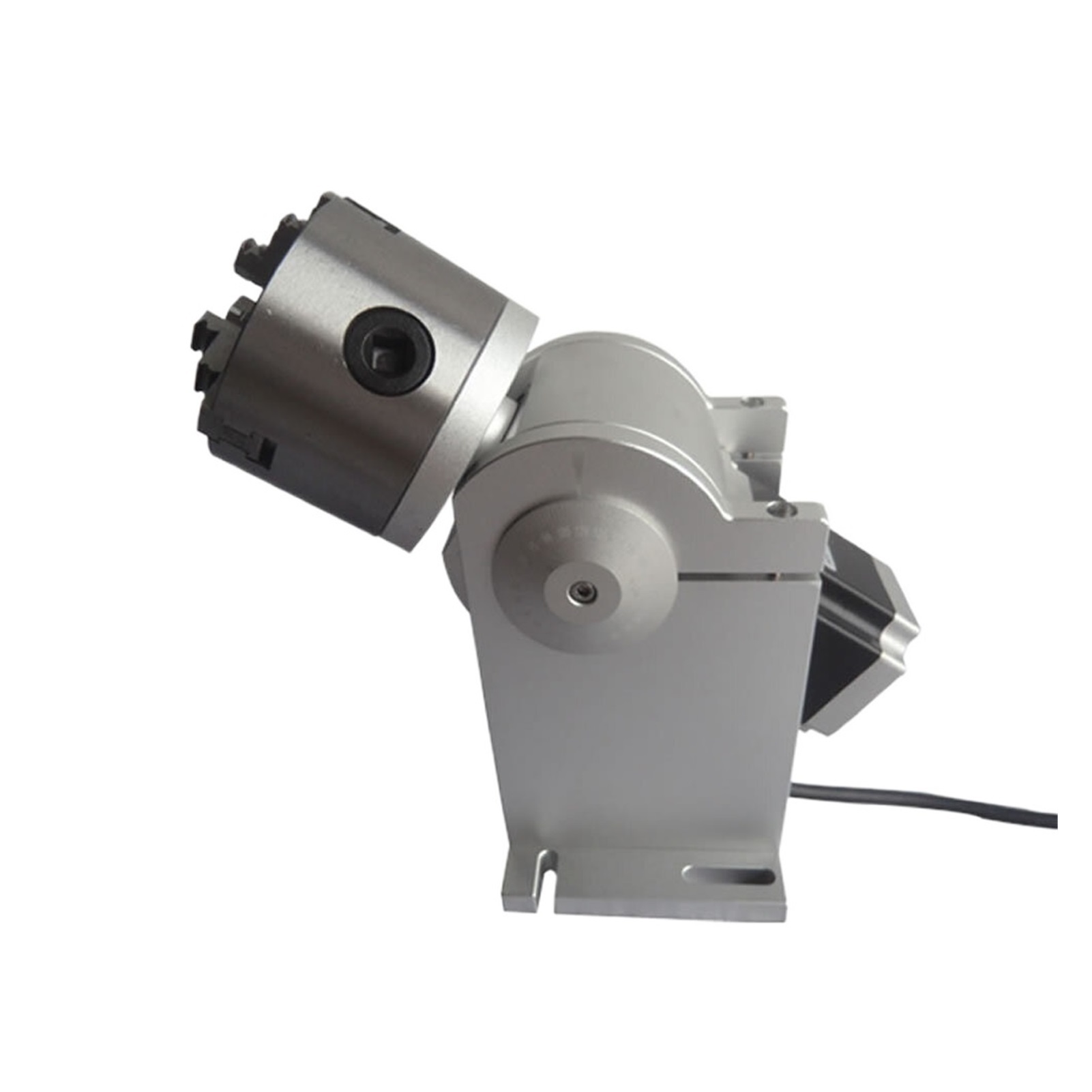 3 Claws Rotary Axis 80mm Chuck 3 Jaws 4th Axis DM542 Drive For 20W 30W ...