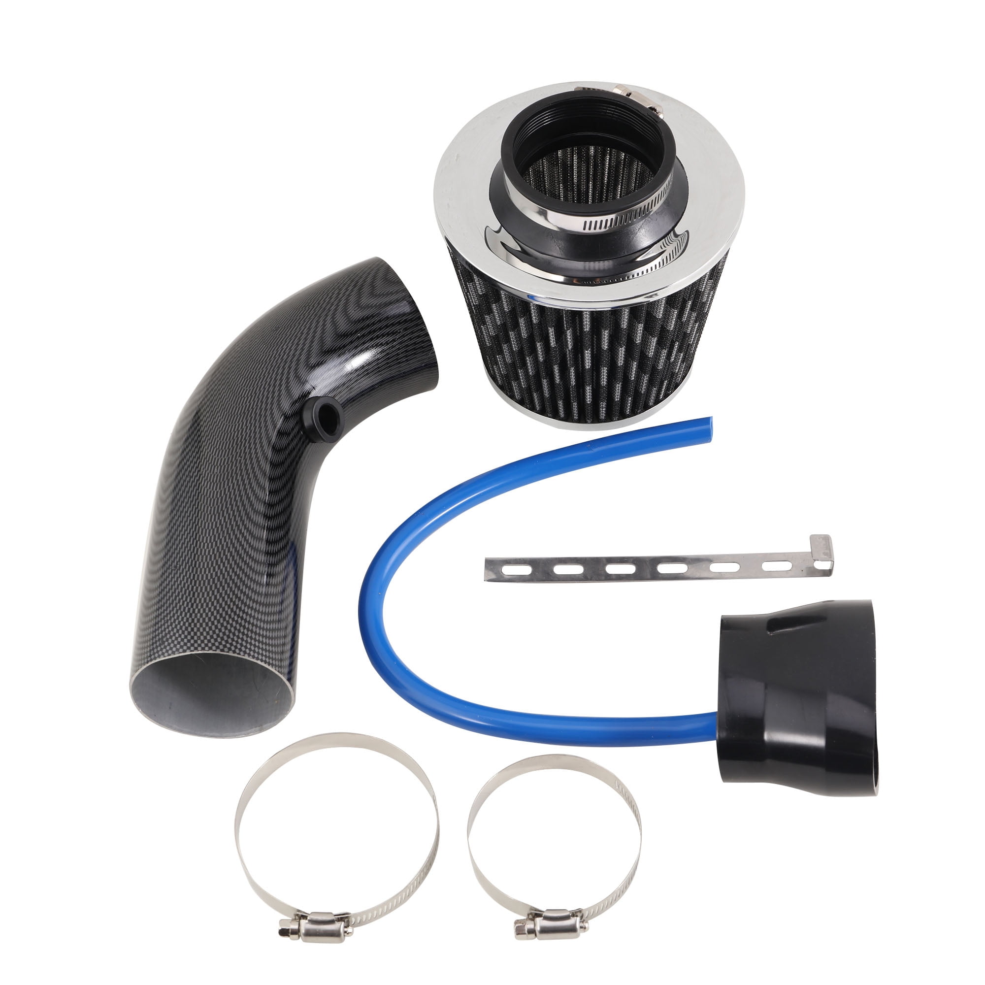 3" Cold Air Intake Filter Power Flow Hose High Performance Air Intake ...