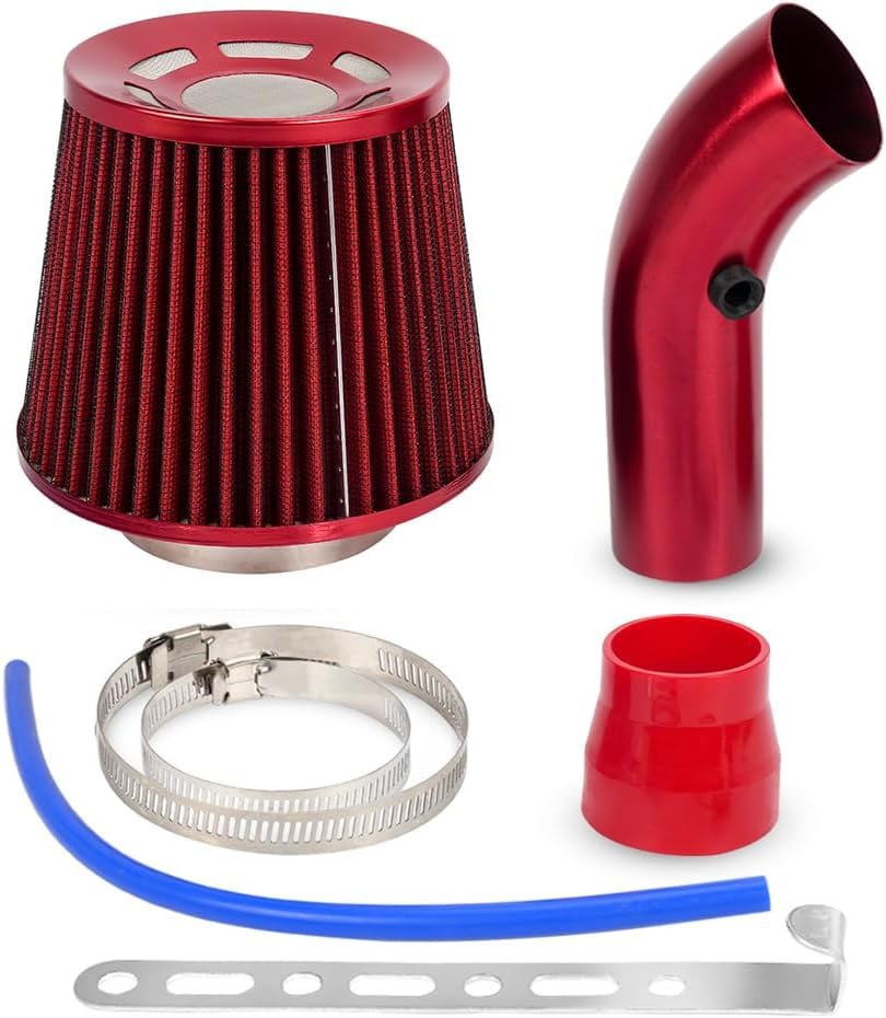 3'' Cold Air Intake Kit Aluminum Automotive Cold Air Intake Pipe Filter ...