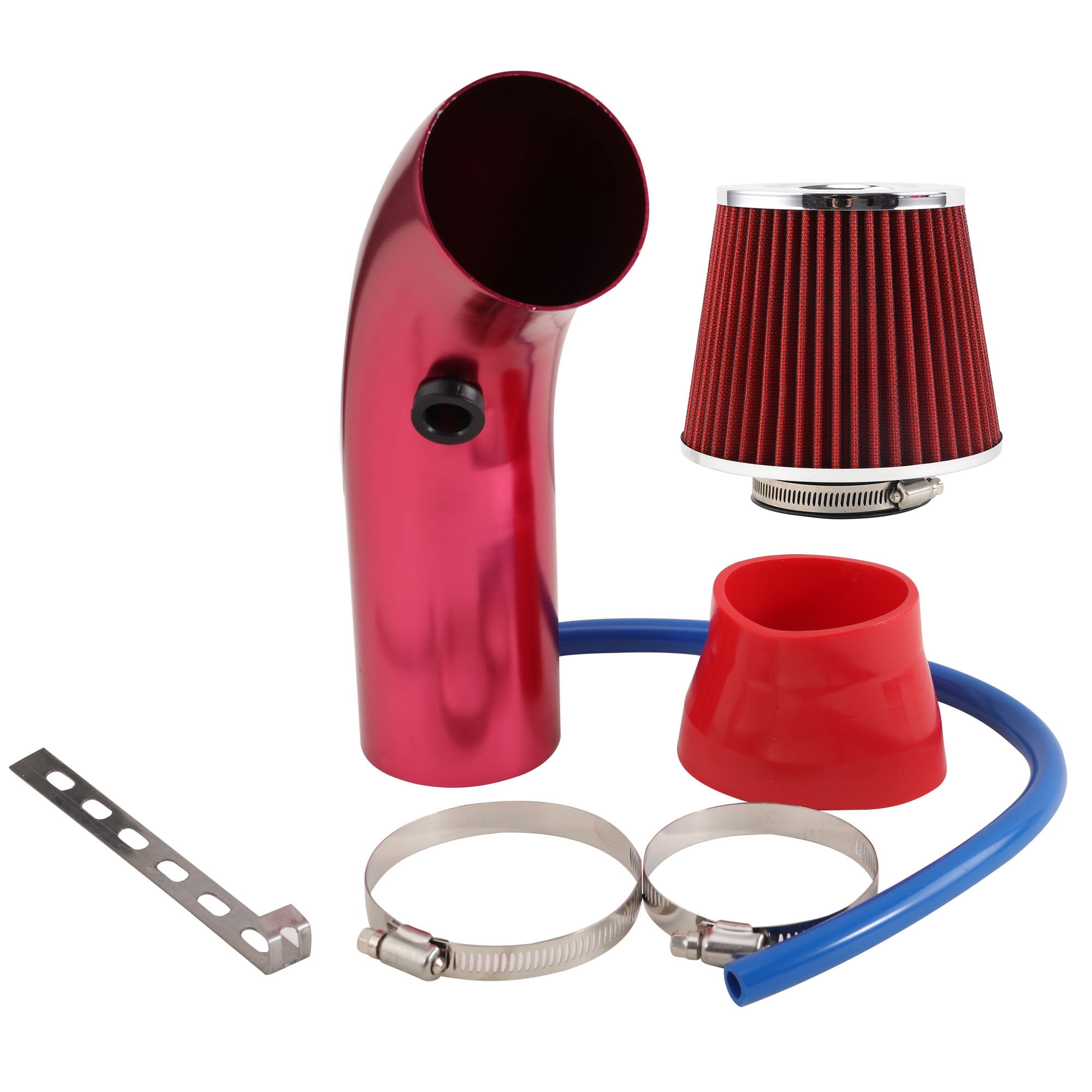 3" Cold Air Intake System with Air Intake Aluminum Pipe Filter Kit ...