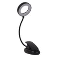 3 Color Adjustable LED Clip on Desk Lamp With Magnifier Portable LED ...