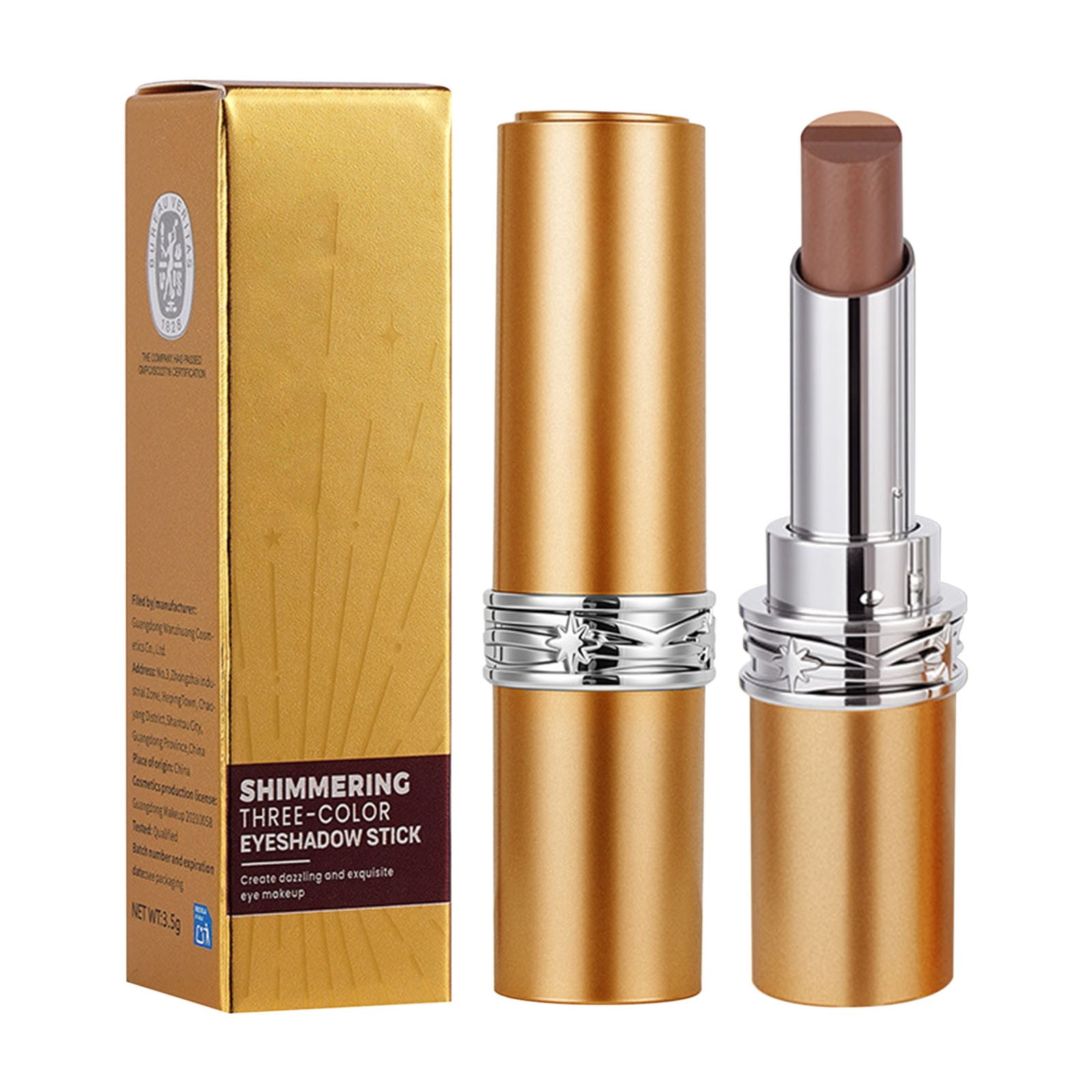 3 Color Eyeshadow Stick Long Lasting Waterproof Creamy Eyeshadow with ...