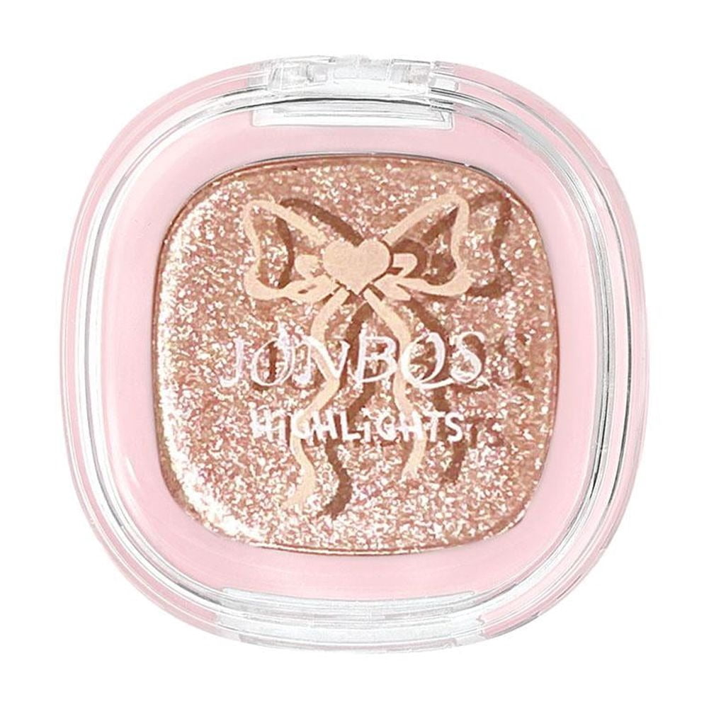 3 Color Facial Highlighter Palette Face Contour Shimmer Soft Powder ...