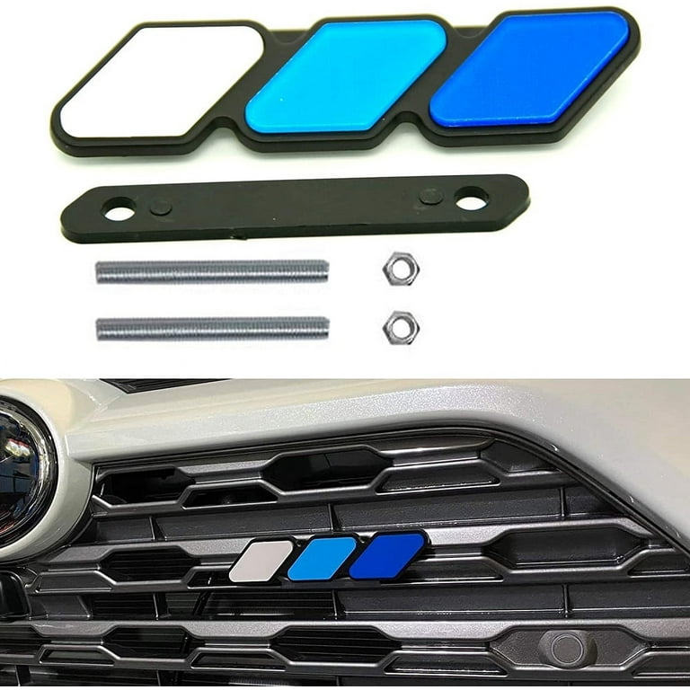 3 Color Grille Badge Emblem Decoration Accessories Car Truck Label Car Modification