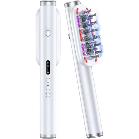 3-Color Light Microcurrent Scalp Care Comb,Detachable Liquid Infusion ...
