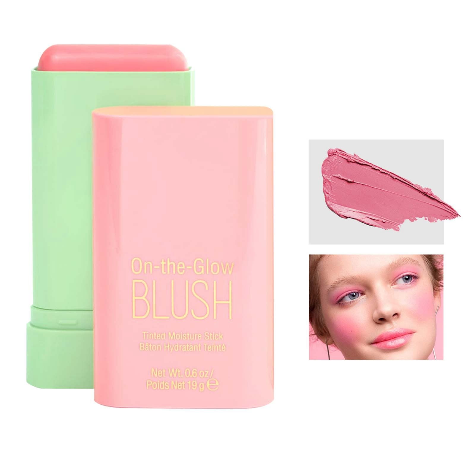 3-Color Natural Highlighter Stick - Hydrating Formula with Ginseng and ...
