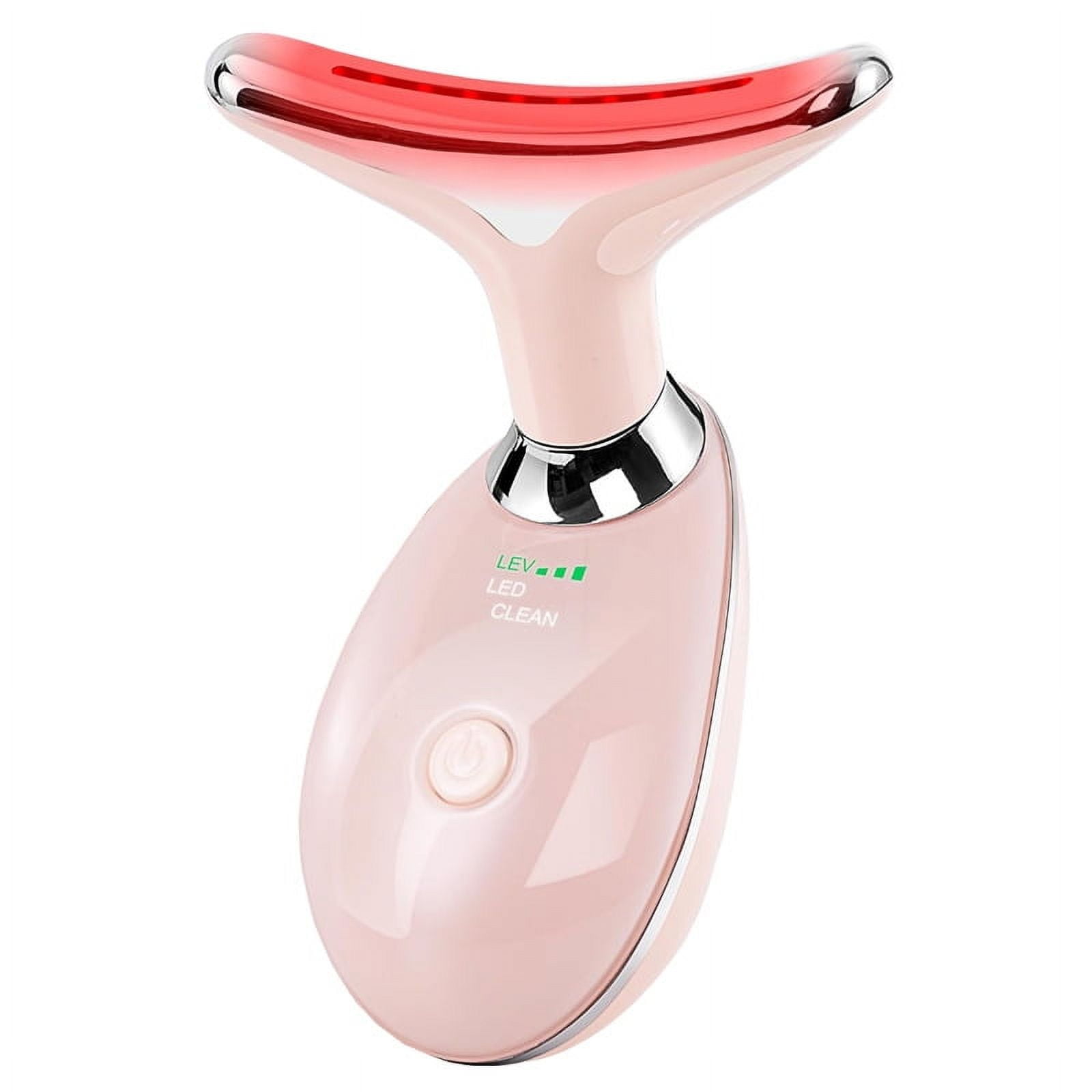3 - Color Neck Beauty Device: Color - Light Lifting, Massaging & Heating Instrument for Neck ...