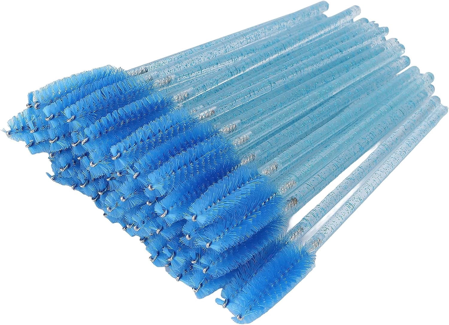 3 Color Optional 50Pcs/ Set Eyelash Mascara Brushes, Eyebrow Brush for ...