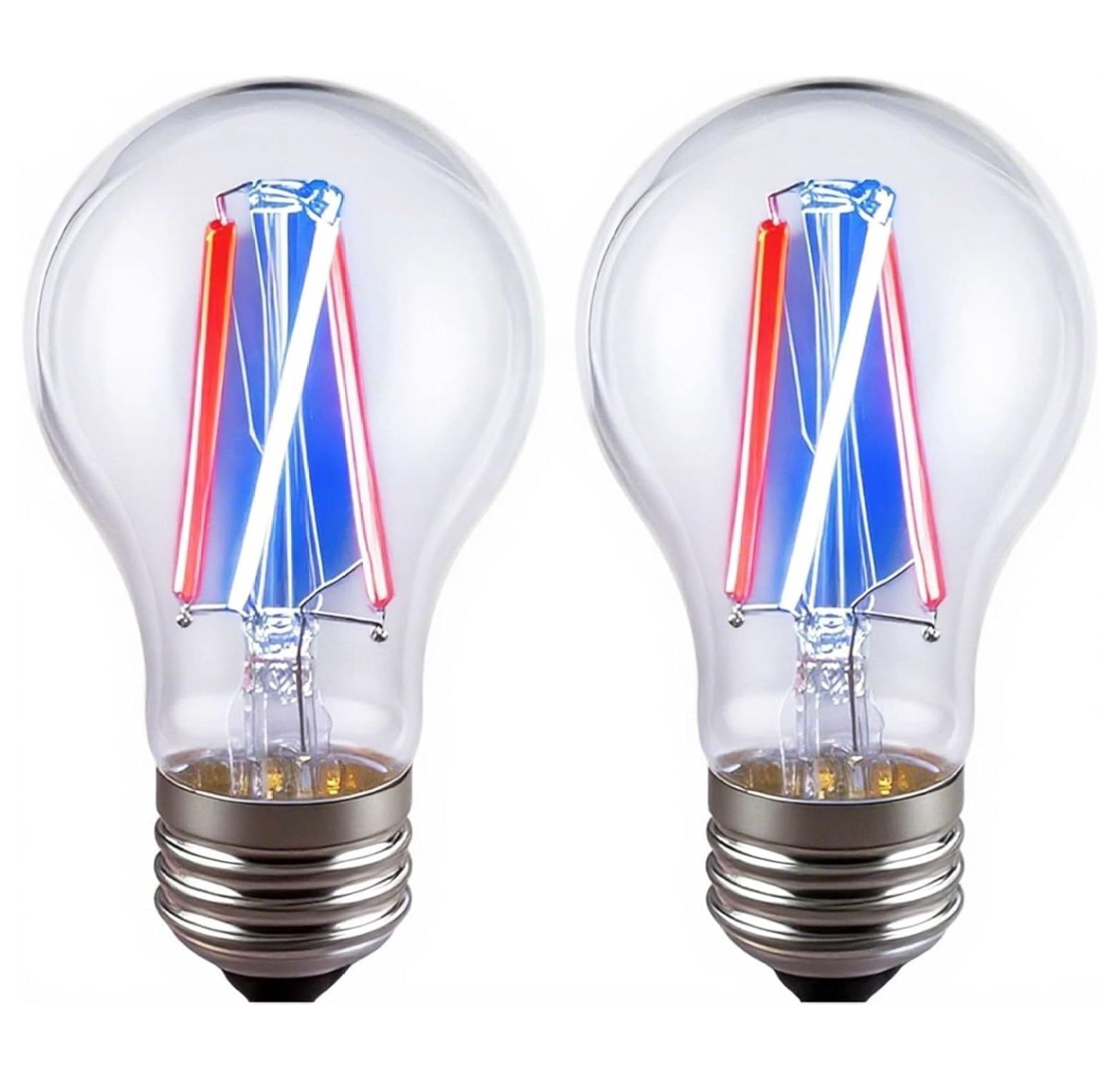 3 Color Temperature LED Bulb E26 Medium Base 60W Equivalent, Red and ...