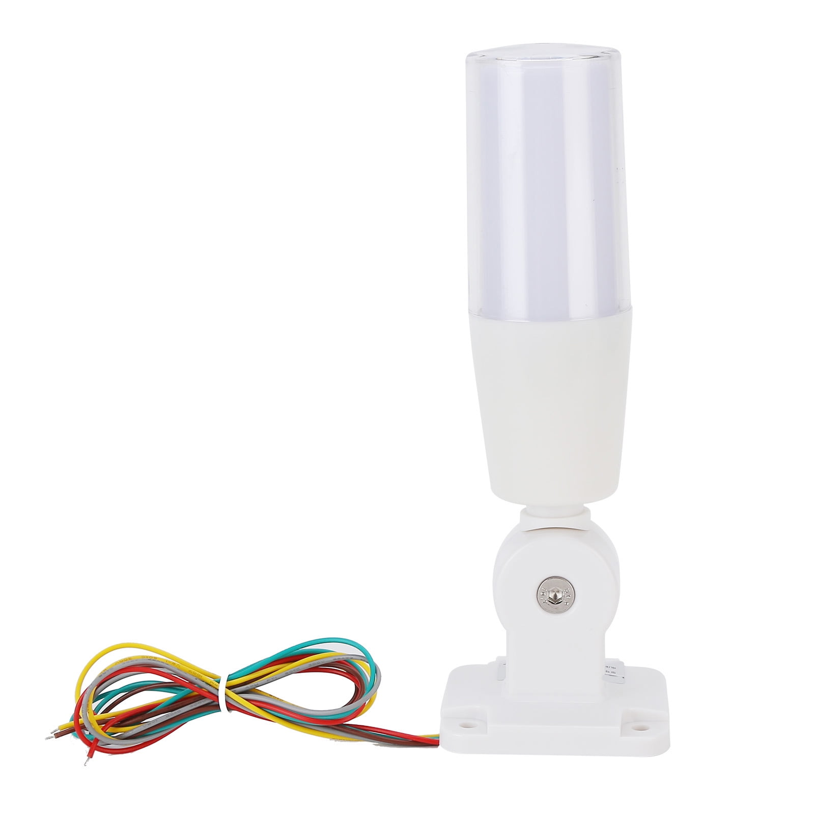 3-Color Warning Light with Buzzer, 180° Rotatable LED Signal Lamp Head ...