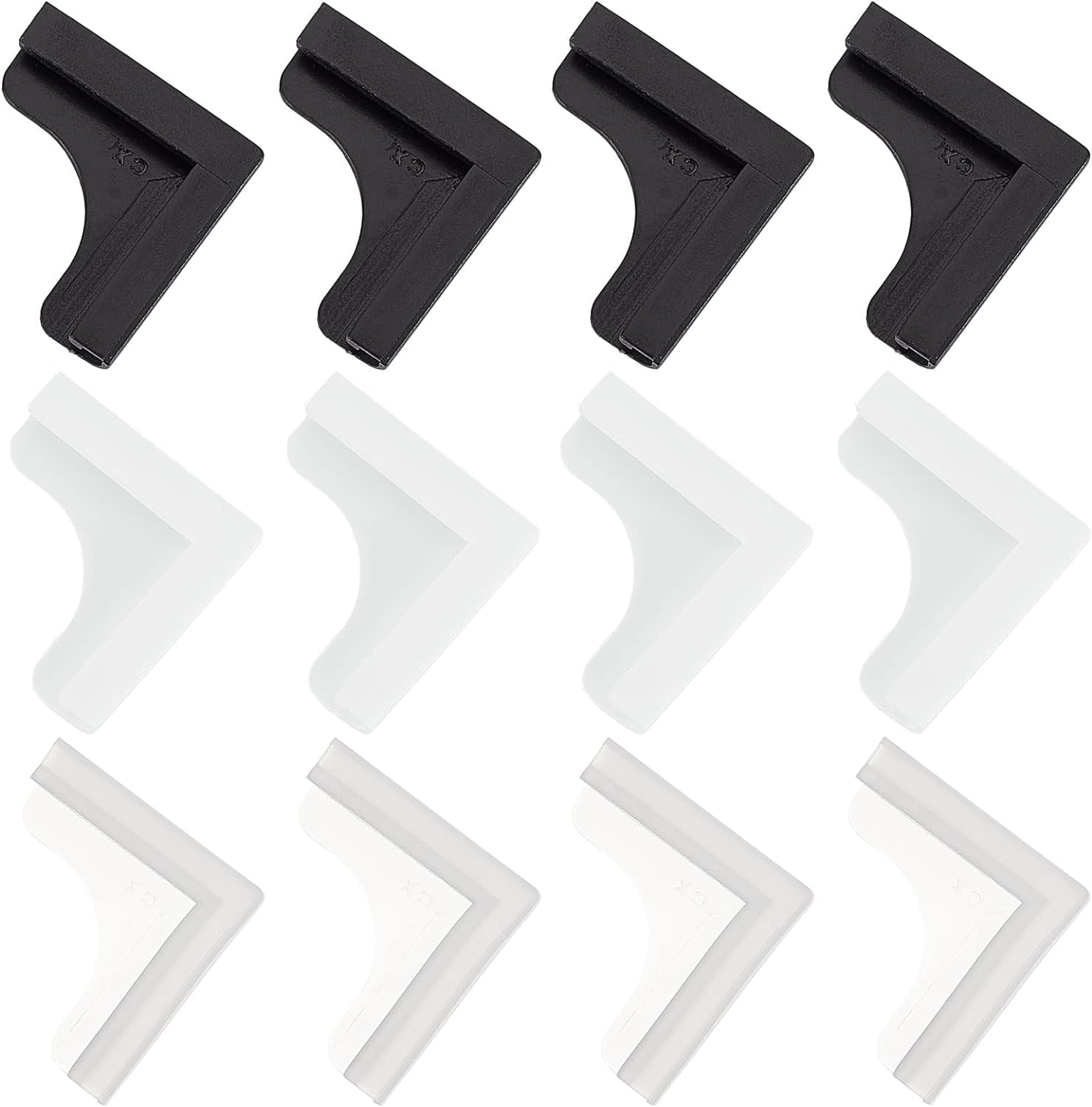 3 Colors 90PCS L Shaped Screen Frame Corners 1/4" Plastic Window Screen ...