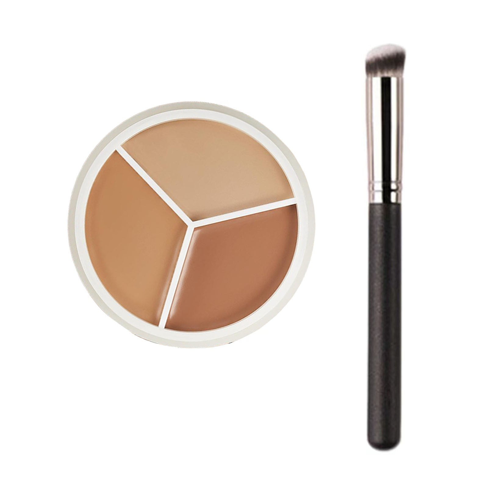 3 Colors Correcting Concealer Palette, Contour And Brighten 3 In 1 ...