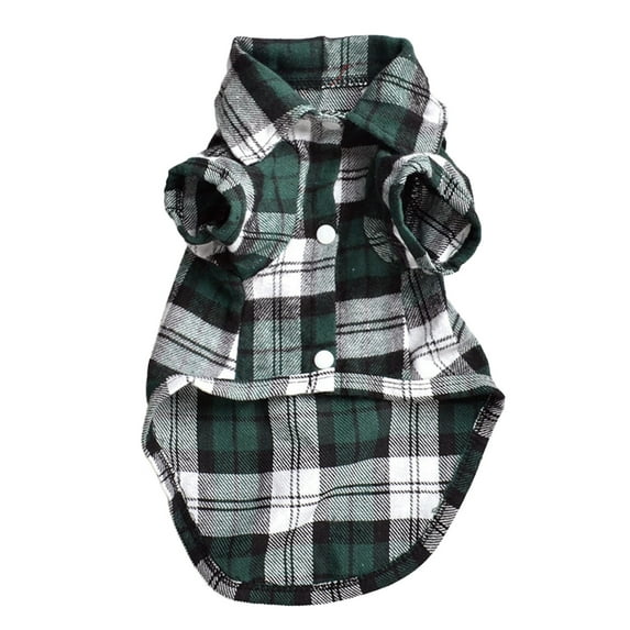 3 Colors Fashion Pet Puppy Dog Plaid Shirt Coats Dogs Cloth Jacket In ...