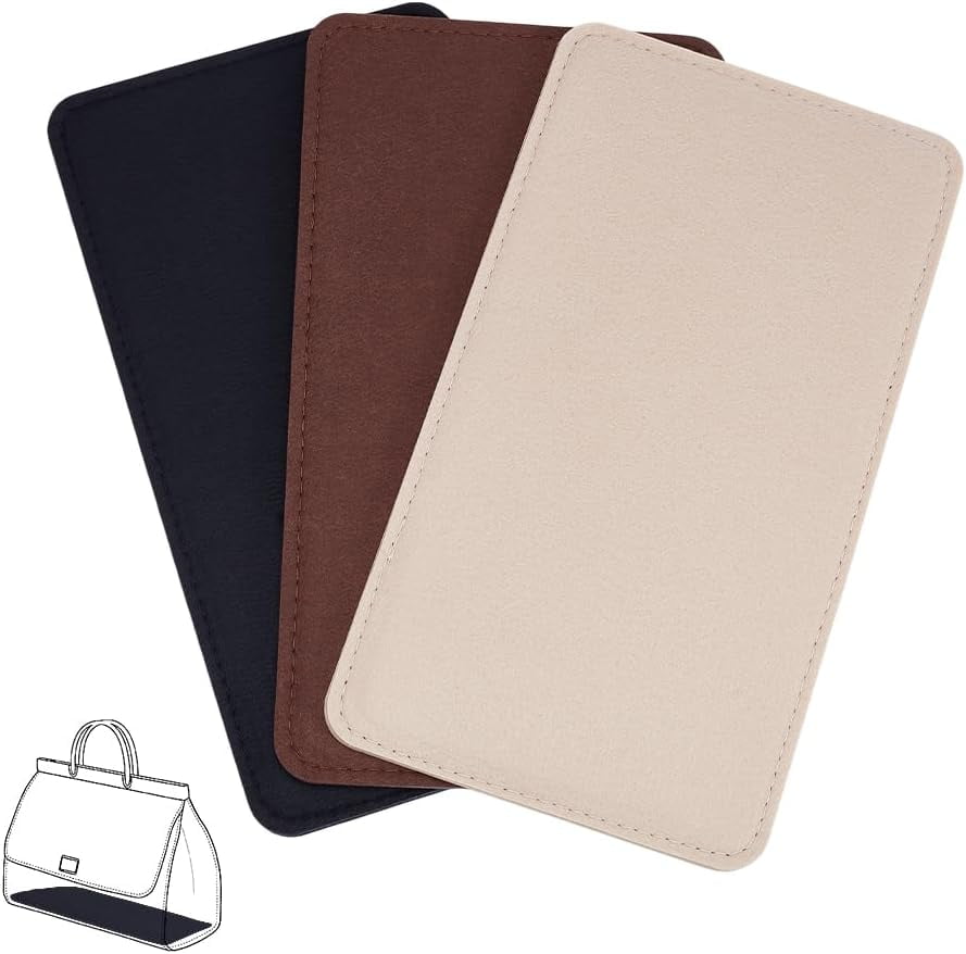 3 Colors Felt Purse Shaper 11x6 inch Handbag Base Shaper Bag Bottom ...