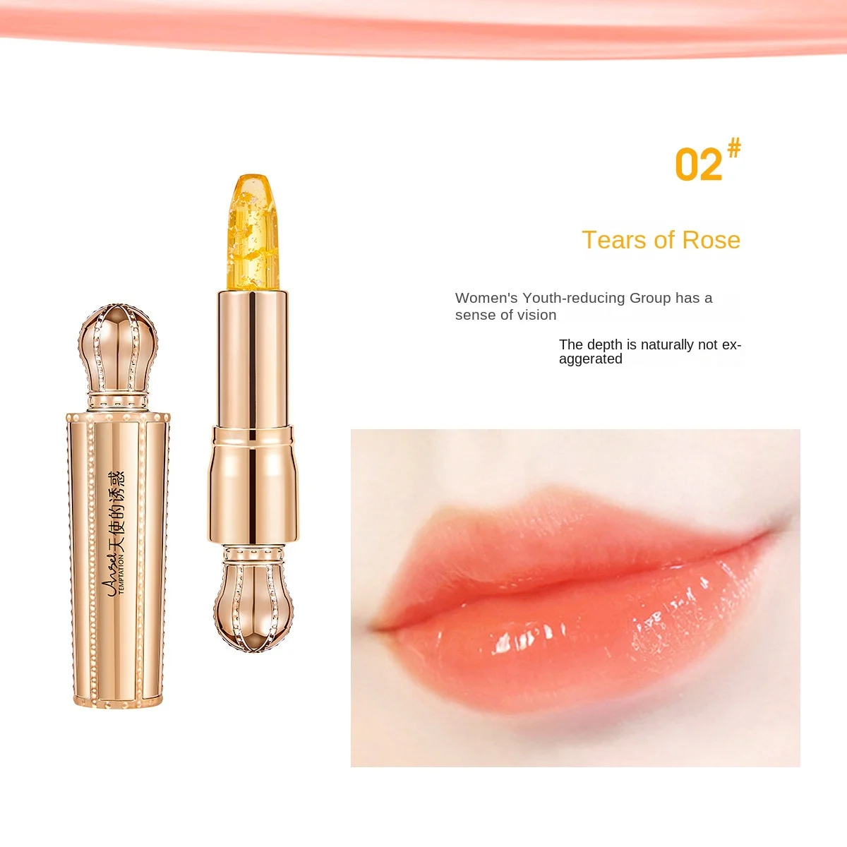 3 Colors Magical Lipstick That Changes Color with Temperature and Keeps ...