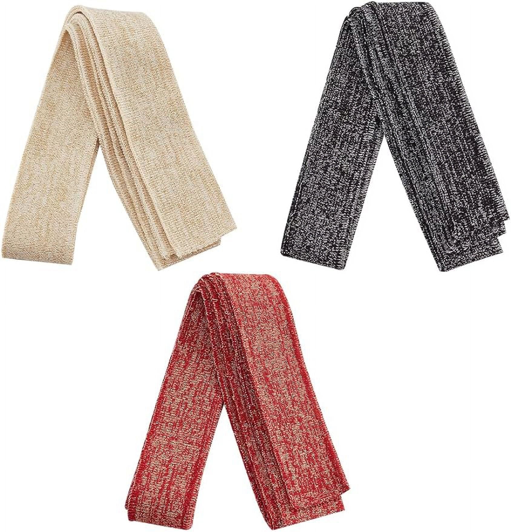 3 Colors Metallic Thread Knitted Hem Elastic Fiber Ribbing Fabric ...