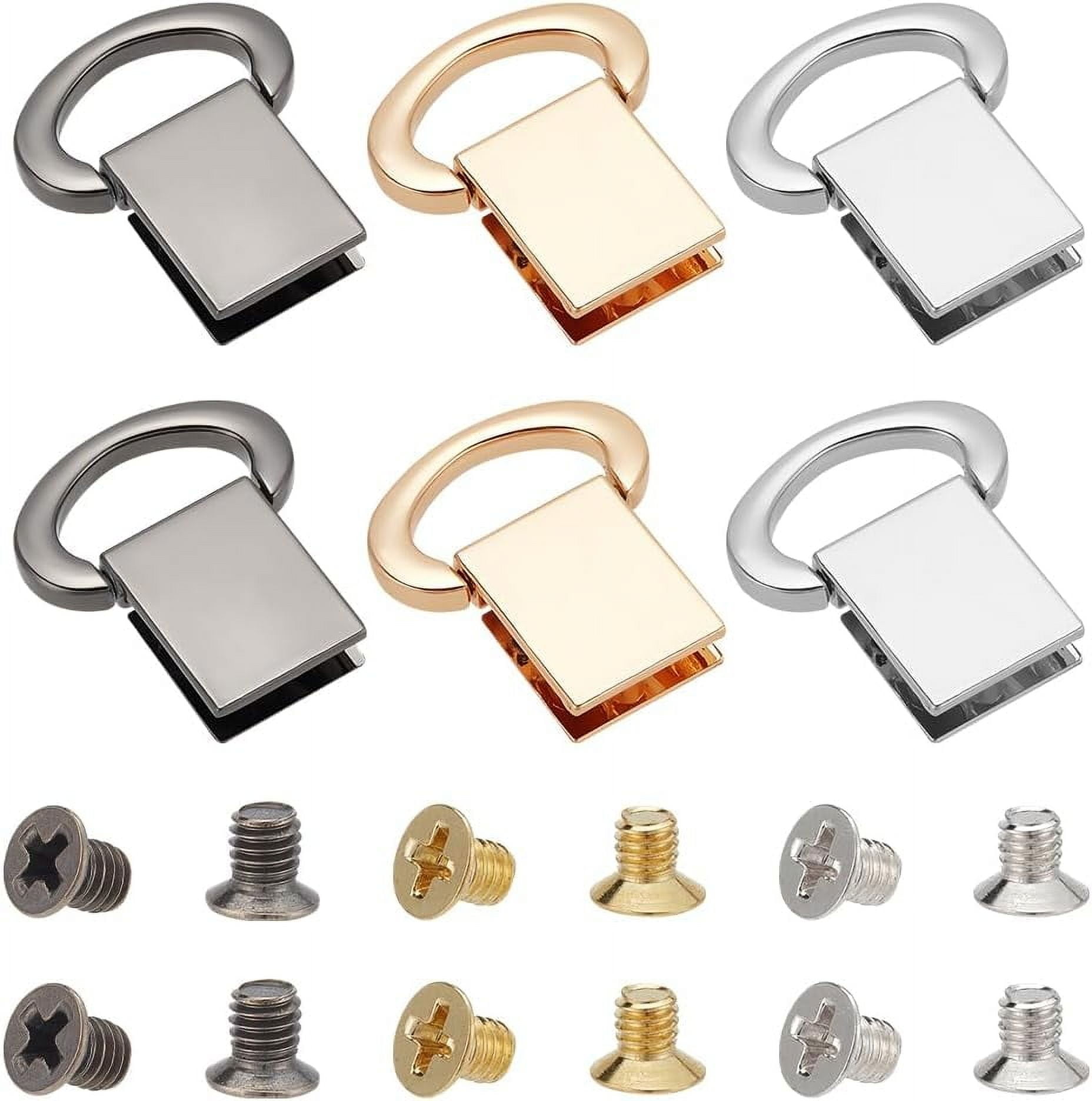 3 Colors Purse Suspension Clasp Metal Bag Chain Buckle Metal Side Clip ...