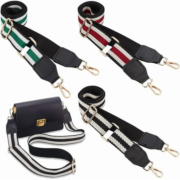 3 Colors Wide Purse Straps 55 Inch Adjustable Crossbody Straps ...