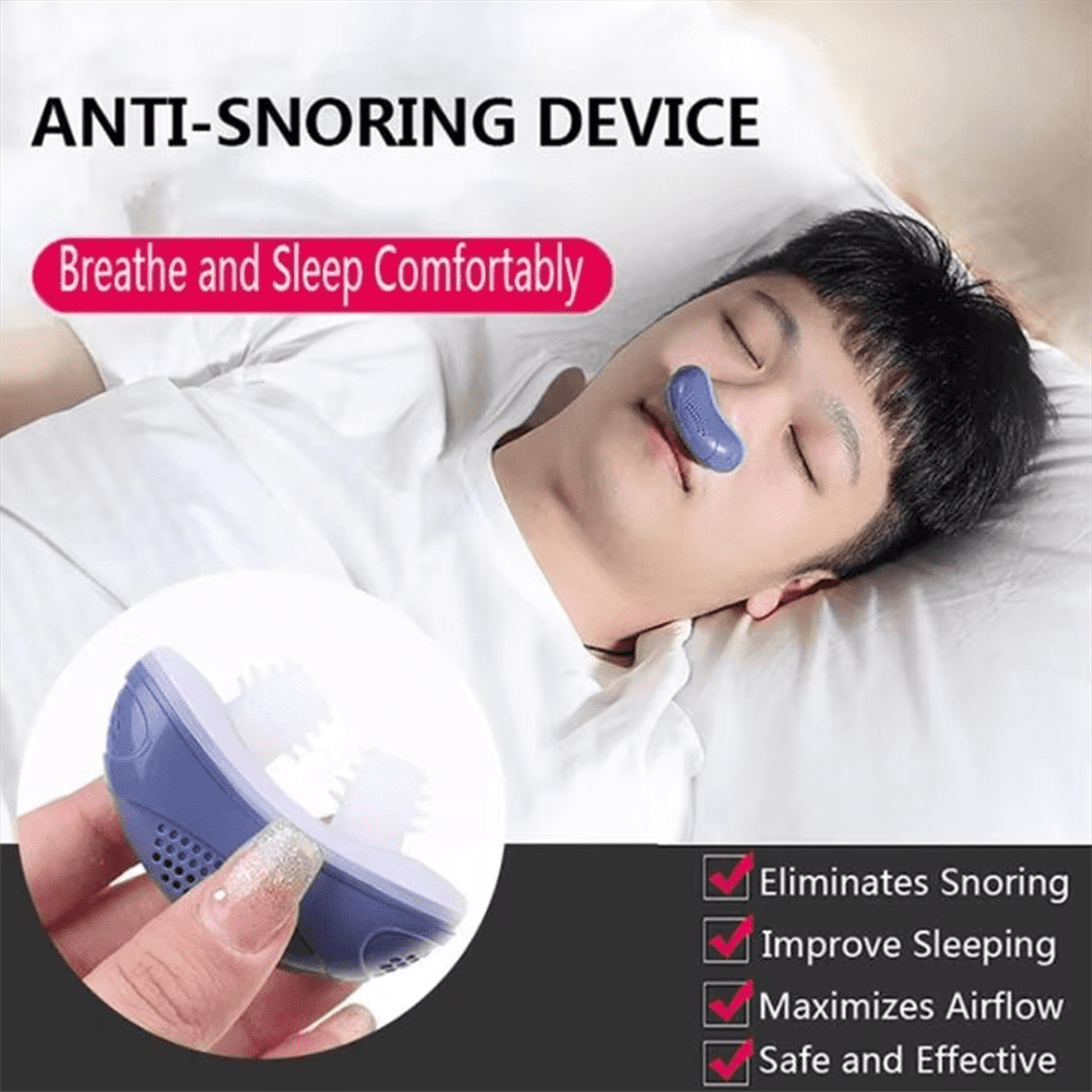 3 Colour 2024 Electric Mini Cpap Noise Anti Snoring Device Sleep Apnea ...