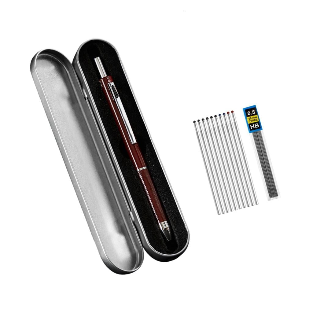 3 Colours Ballpoint Pen Multifunctional Pen 4-in-1 Sensor Pen for ...