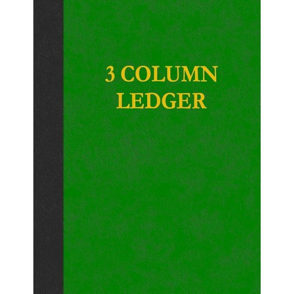 3 Column Ledger: 200 Pages - Walmart.com