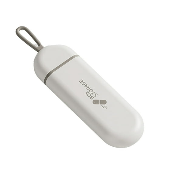 3-Compartment Slide-Out Pill Box, Small and Compact Daily Pill ...