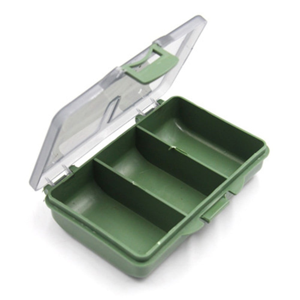3 Compartment Storage Box Carp Fishing Tackle Boxes System Fishing Bait ...