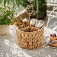 3-Compartment Wicker Basket with Handle, 2026 New Woven Storage Basket ...