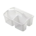 3 Compartments Shower Basket Practical with Handle Hollow Out Storage ...