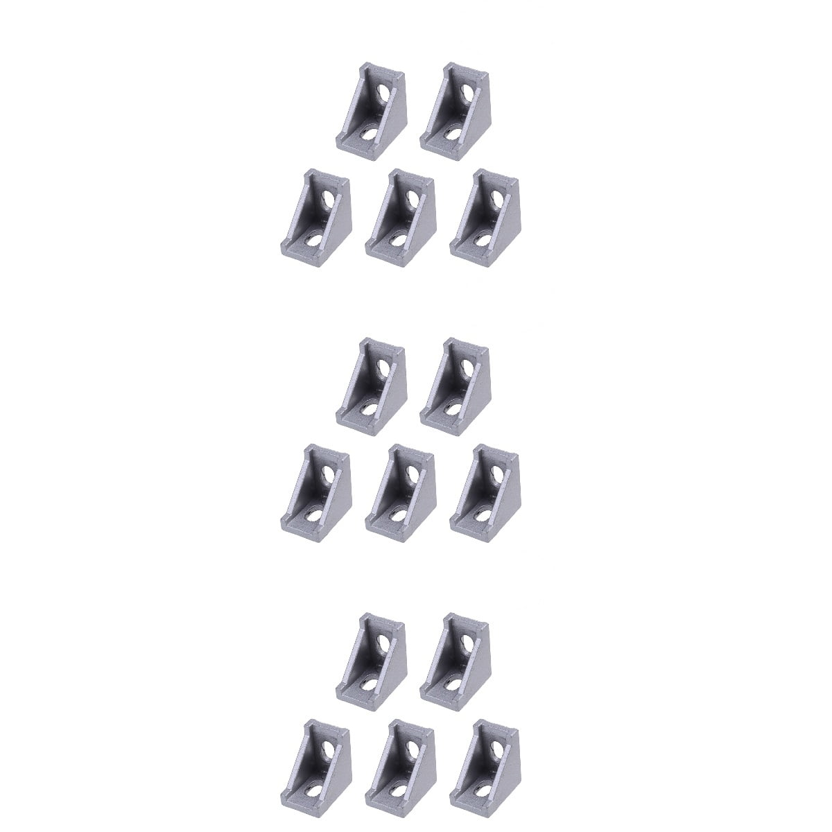 3 Count Aluminum Extrusion Solid Casting Corner Bracket - Walmart.com