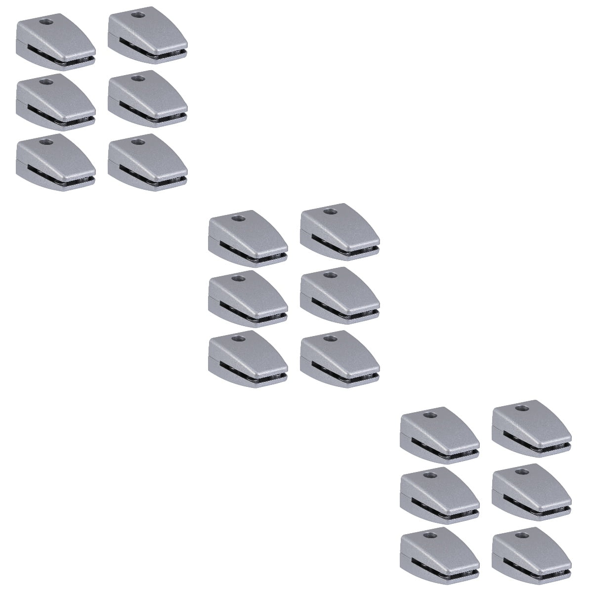 3 Count Aluminum Screen Holder Clips Desk Glass Stable Clamps - Walmart.com