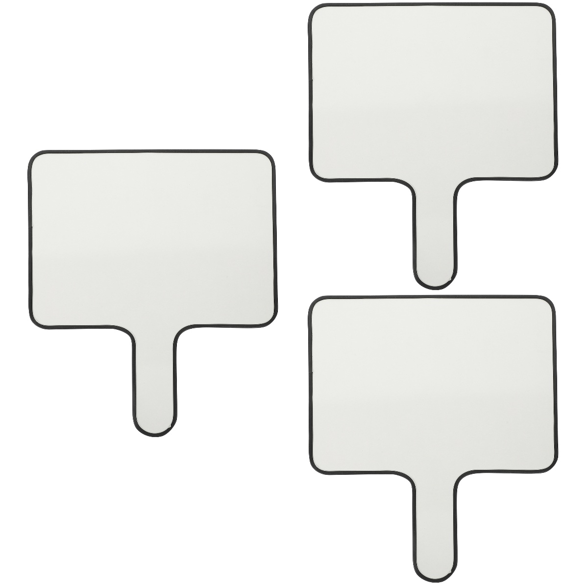 3 Count Answer Board Writeable Quick Response Boards Portable White Dry ...