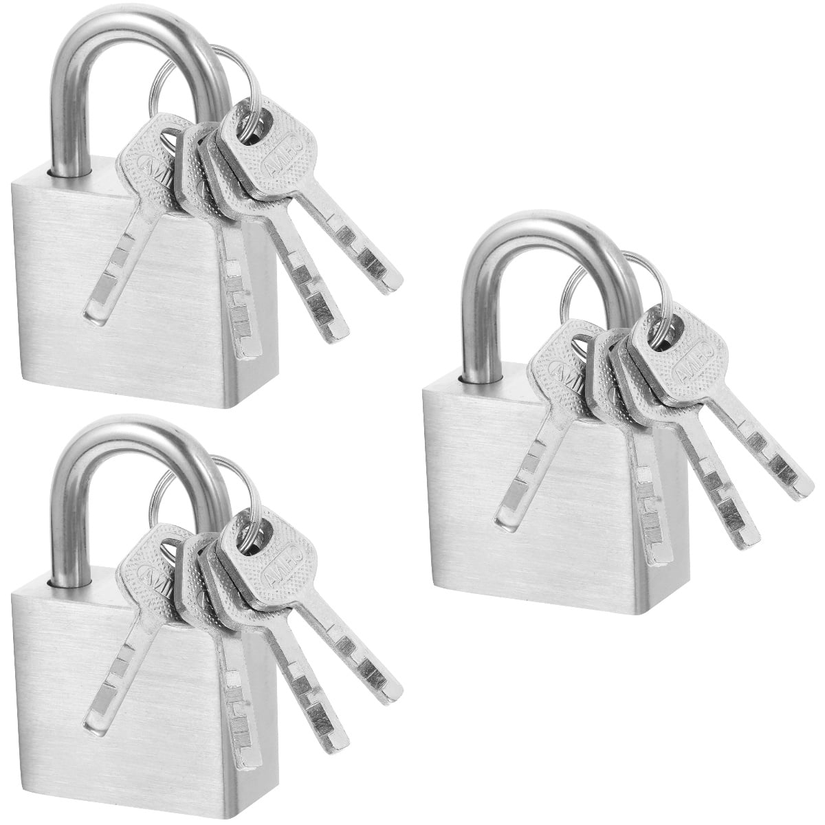 3 Count Anti-theft Lock Padlock Door Locks Mini Lock Travel Lock Lock ...