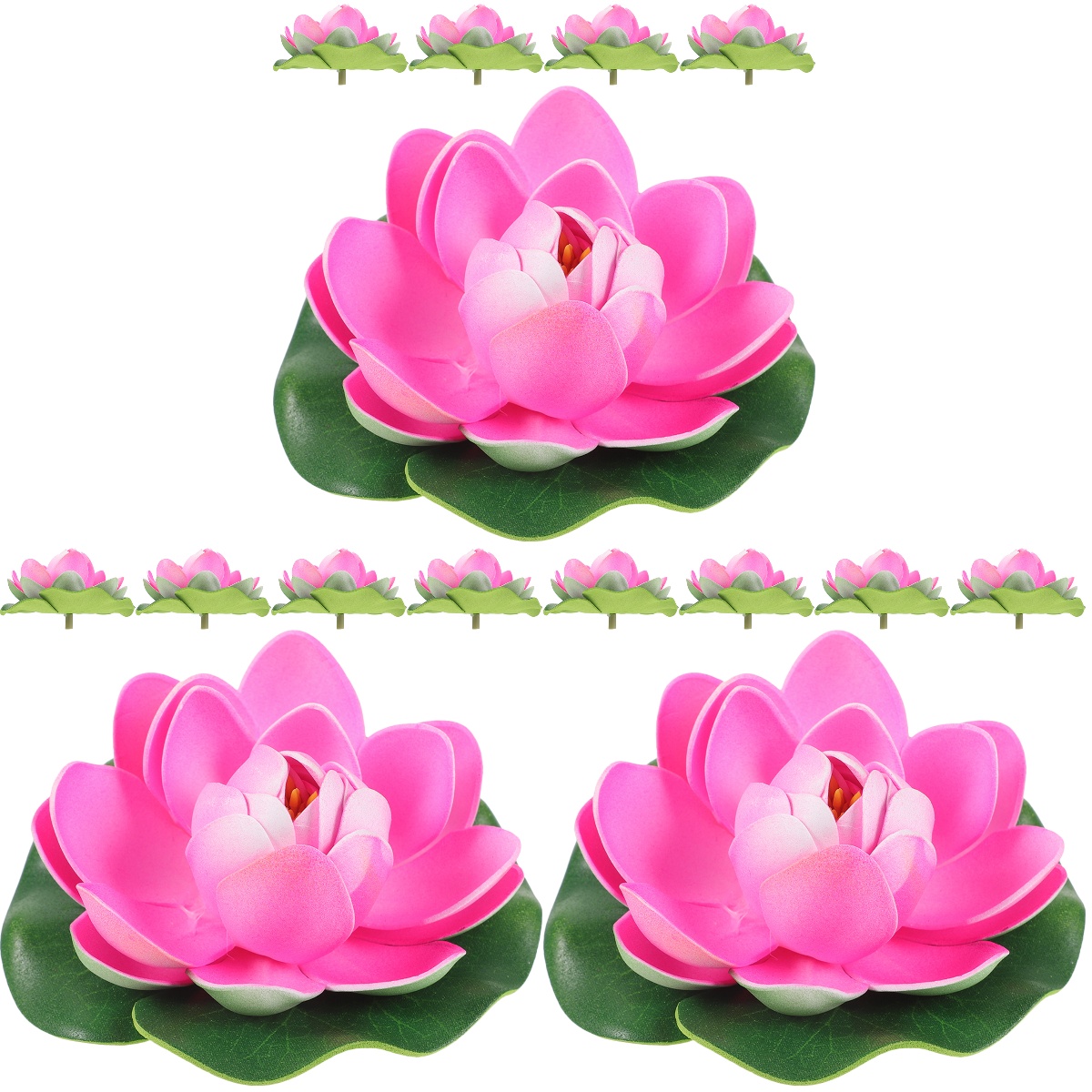 IFANLANDOR Floating Aquarium Decor Pink Foam 15Pack 3.9x3.9in - Walmart.com