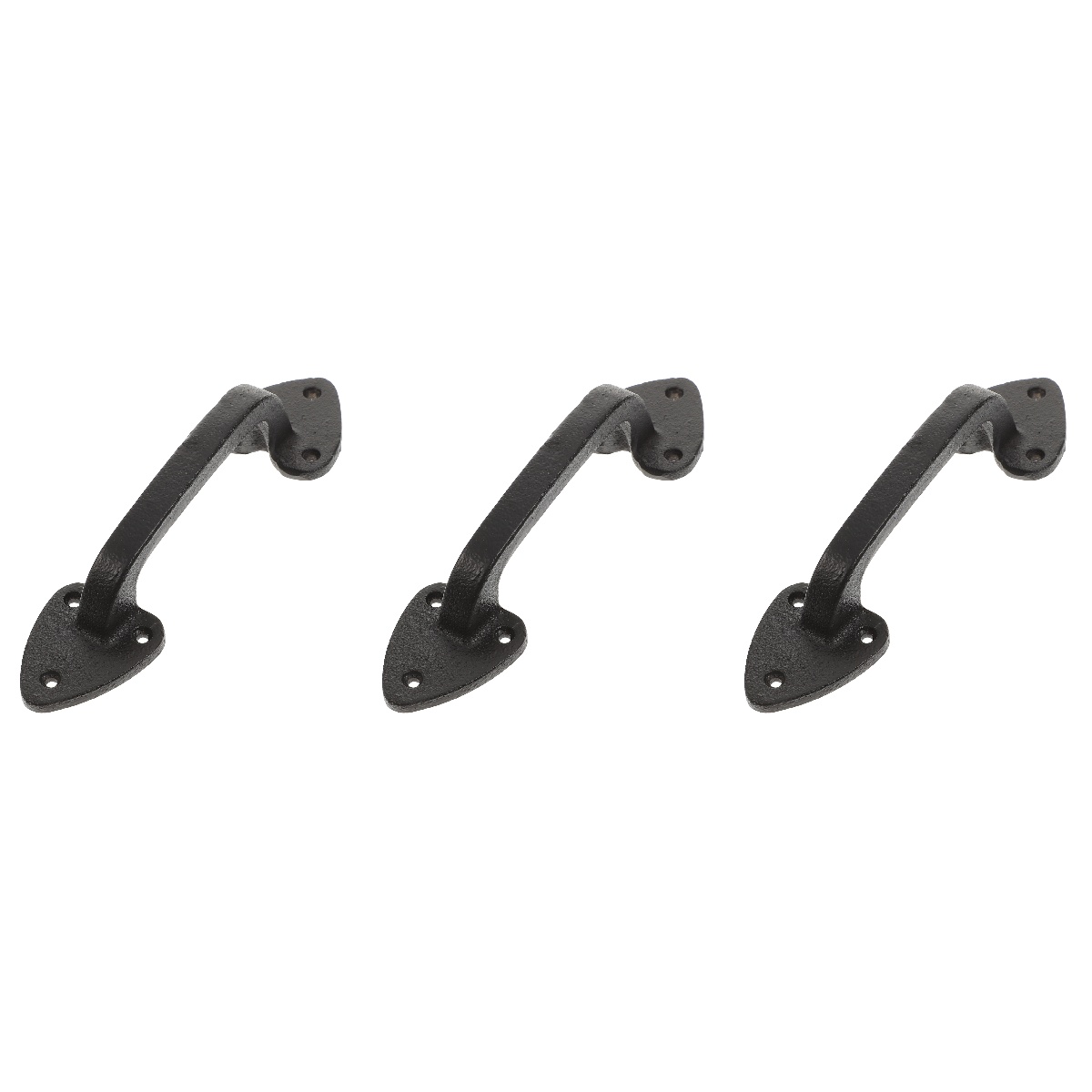 3 Count Barn Door Handle Black Door Knobs Gate Handle for Wooden Gates ...