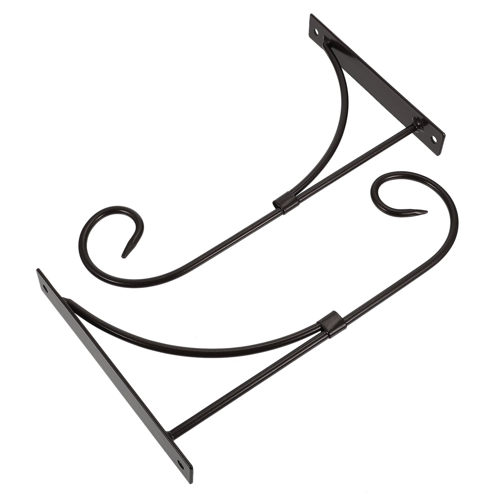 3 Count Basket Wall-mounted Hanging Rack Outdoor Planter Hanger ...