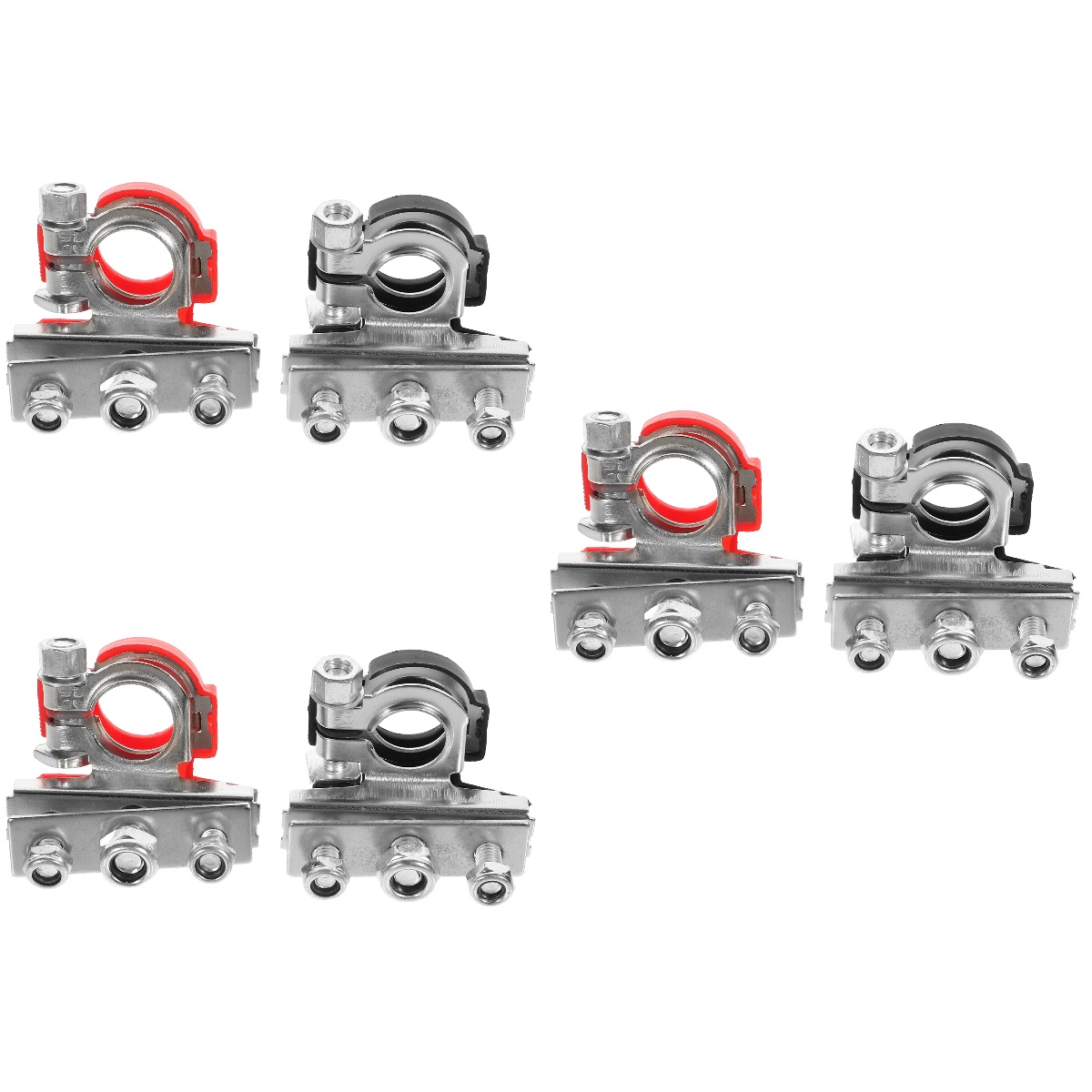 3 Count Battery Column Connector Battery Terminal Auto Battery Clamp ...