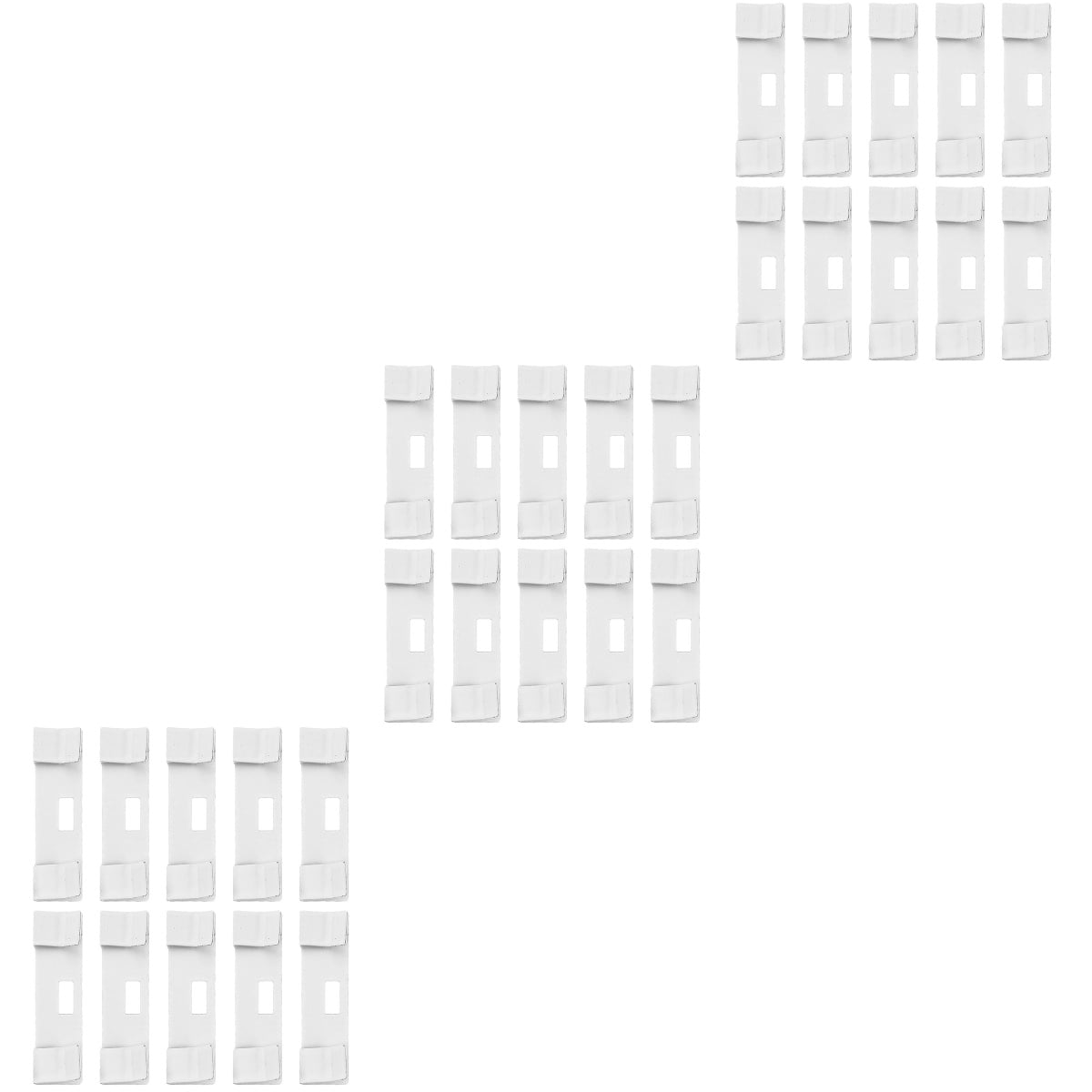 3 Count Blinds Fixer Tab Vertical Shade Replacement Sheet Repair White ...