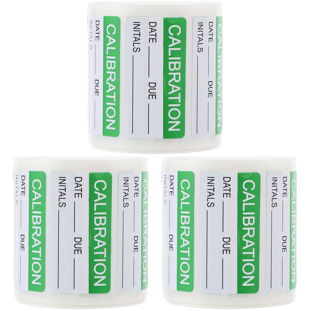 WHAMVOX Calibration Stickers Green Quality Control Adhesive Rectangular ...