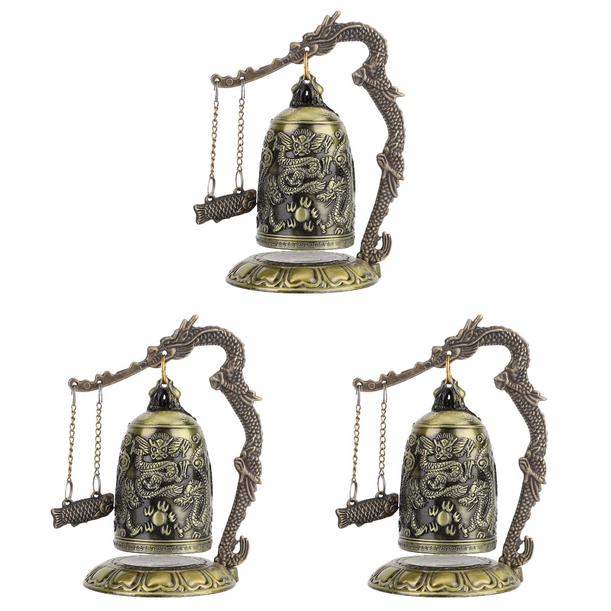 Hytrove Vintage Dragon Bell Multi Home Owners Living Room 3Pack 5.1X2 ...
