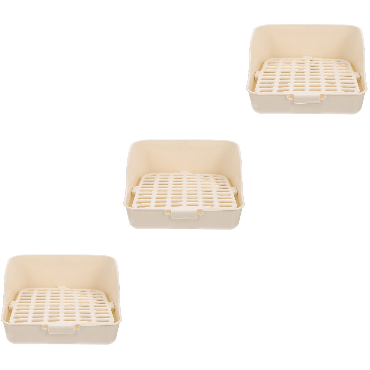 3 Count Bunny Toilet Rabbit Lightweight Litter Box Indoor Pet Travel ...